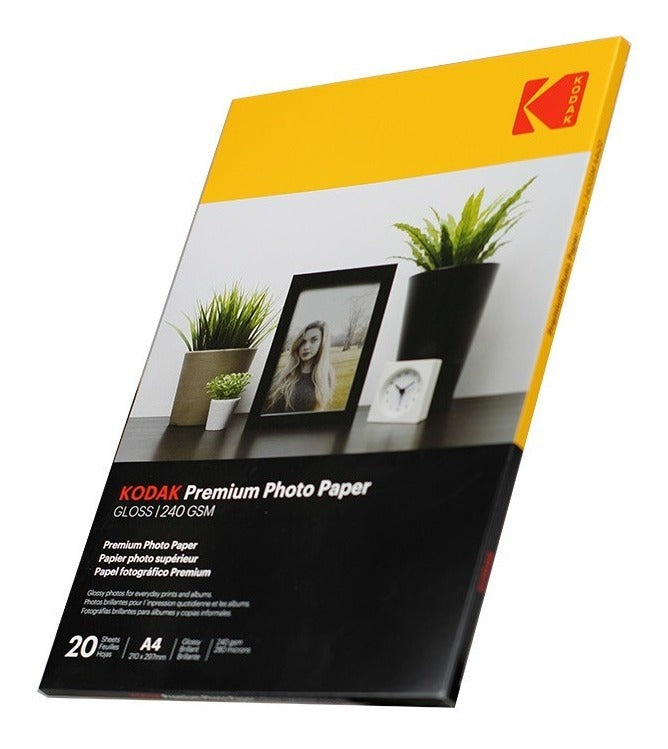 Photo paper Kodak A4/20 sheet 240g super Glossy – S-Tech