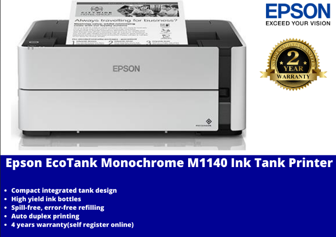 Epson Printer EcoTank M1140 – S-Tech