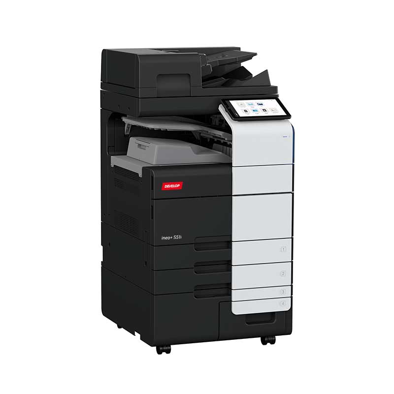 Develop Copier Color New INEO+551i with Desk+Out put tray(A4/A3)Print ...