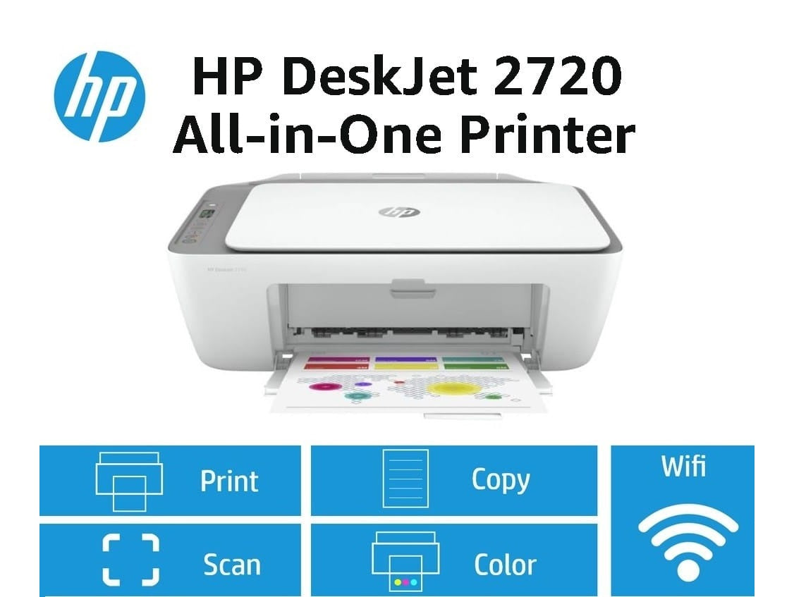 HP DeskJet 2720/3XV18B All-in-One Printer wifi – S-Tech